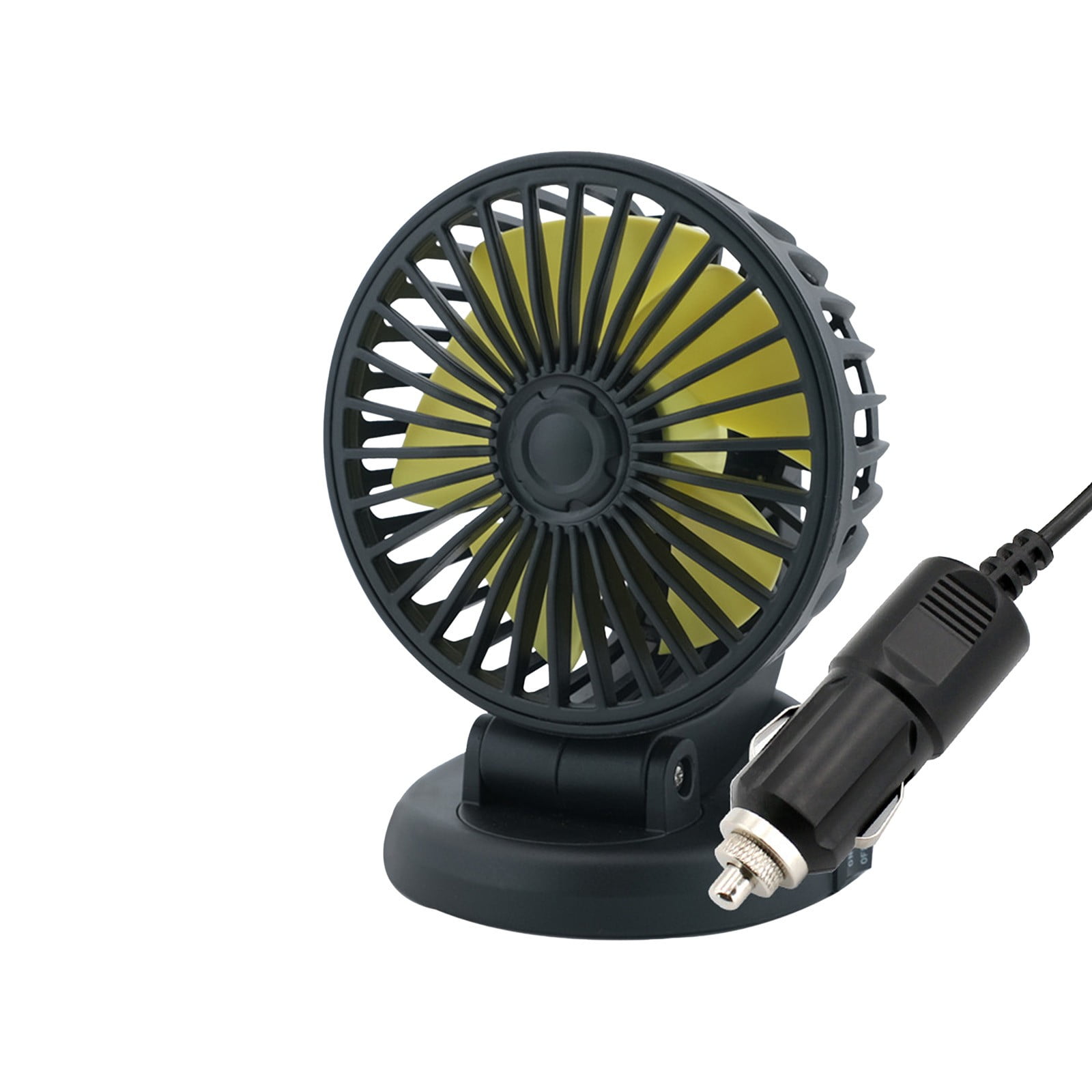 Heavy-Duty 12V Car Fan Portable Electric Fan for Car/Truck 2-in-1 ...