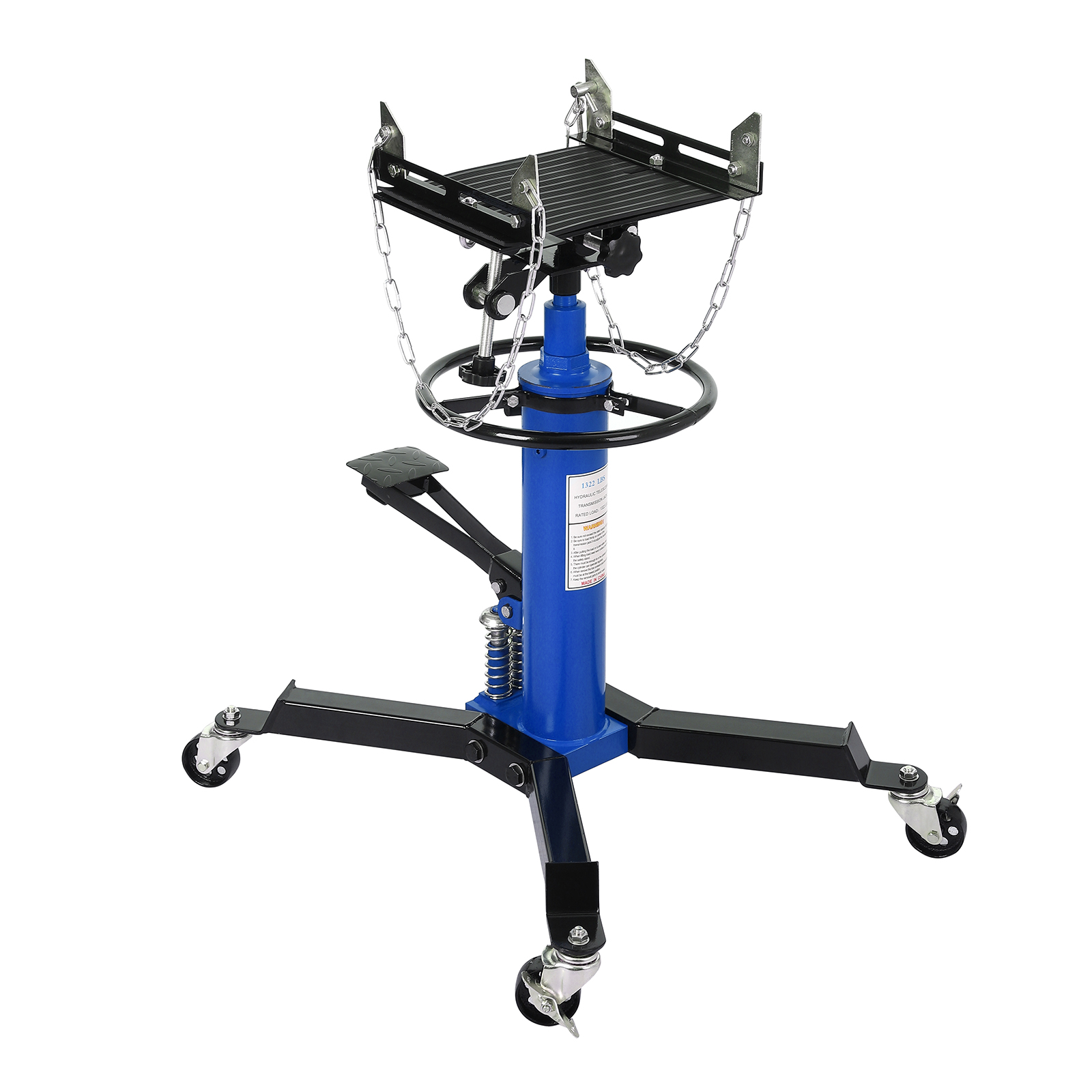 Heavy Duty 1322LB Transmission Jack - 3.5-Ton 2-Stage Hydraulic Floor ...