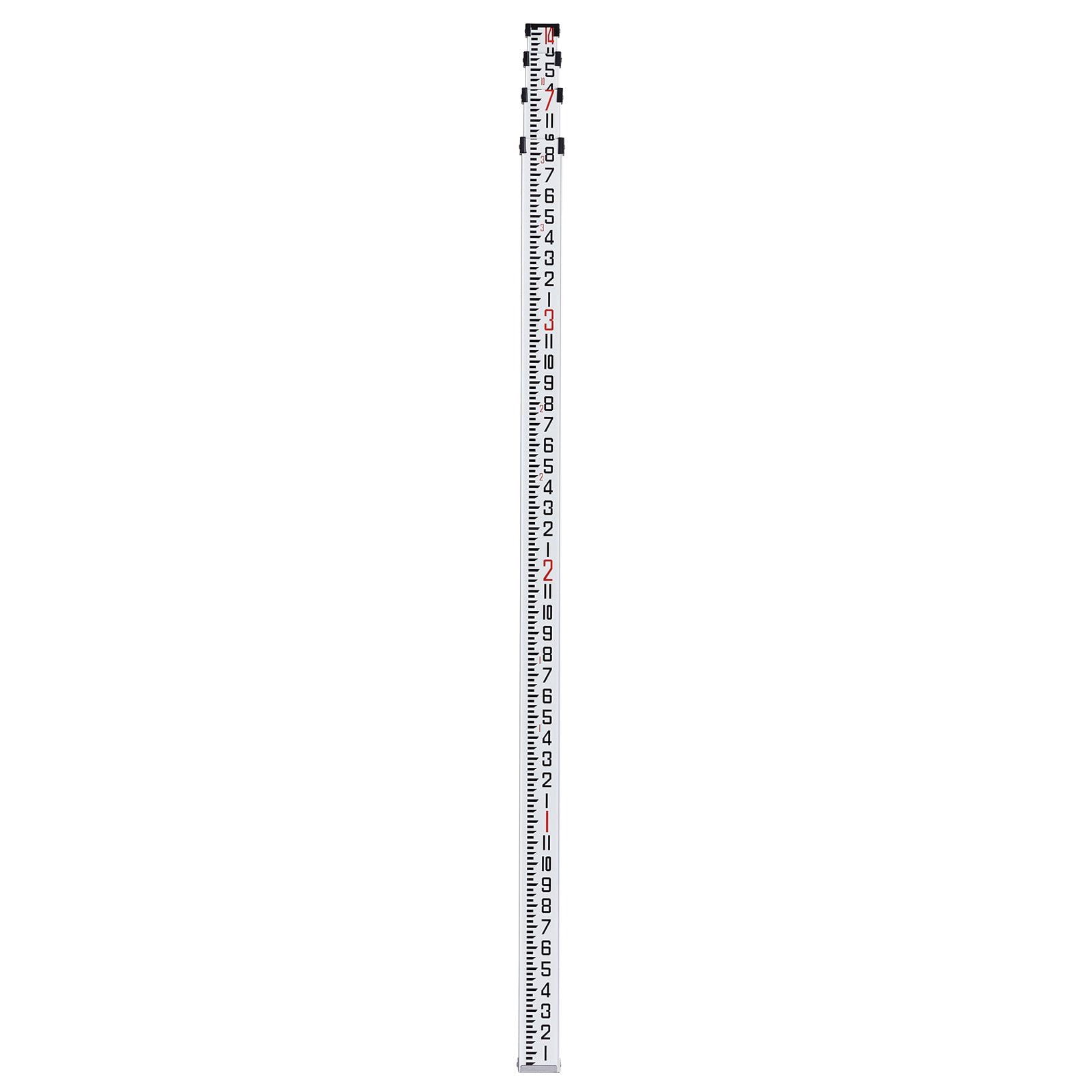 Heavy-Duty 14-Foot Grade Rod, 4-Section Telescopic Design with 1/8in ...