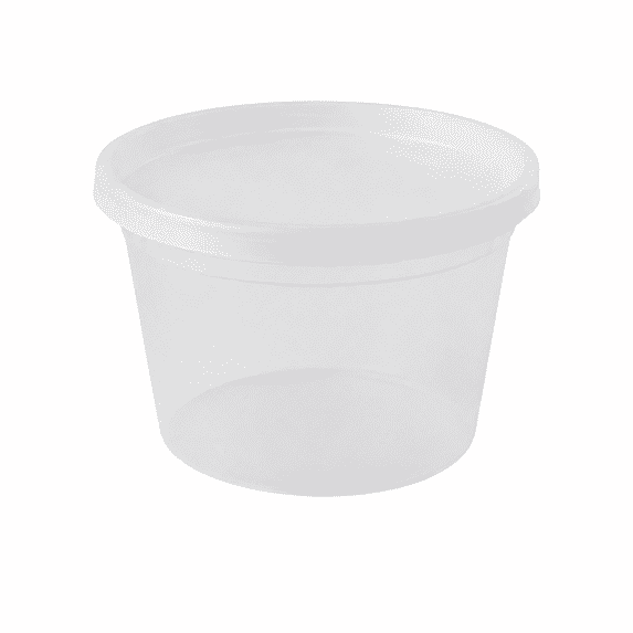 Heavy Duty 16 Oz Deli Food Storage Containers with Airtight Lids, BPA ...