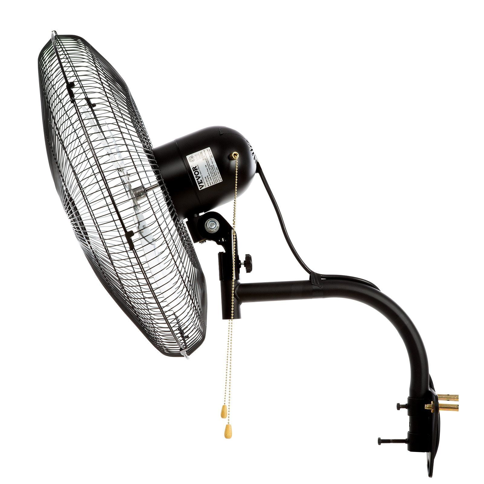Heavy-Duty 18 Inch Wall Fan, 2 PCS Oscillating Commercial Fan with 3 ...
