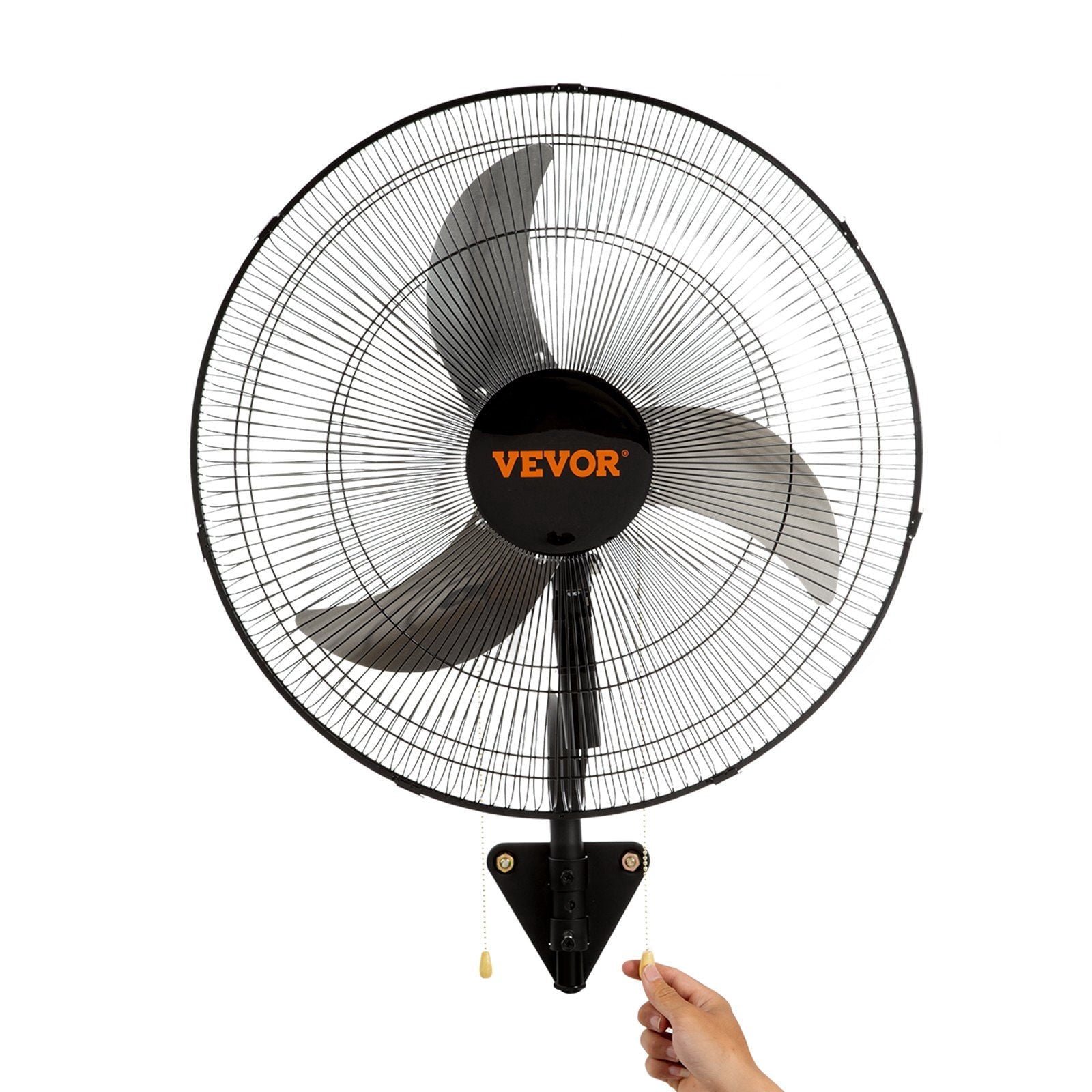 Heavy-Duty 18 Inch Wall Fan, 2-Pack Oscillating 4000 CFM, 3-Speed for ...