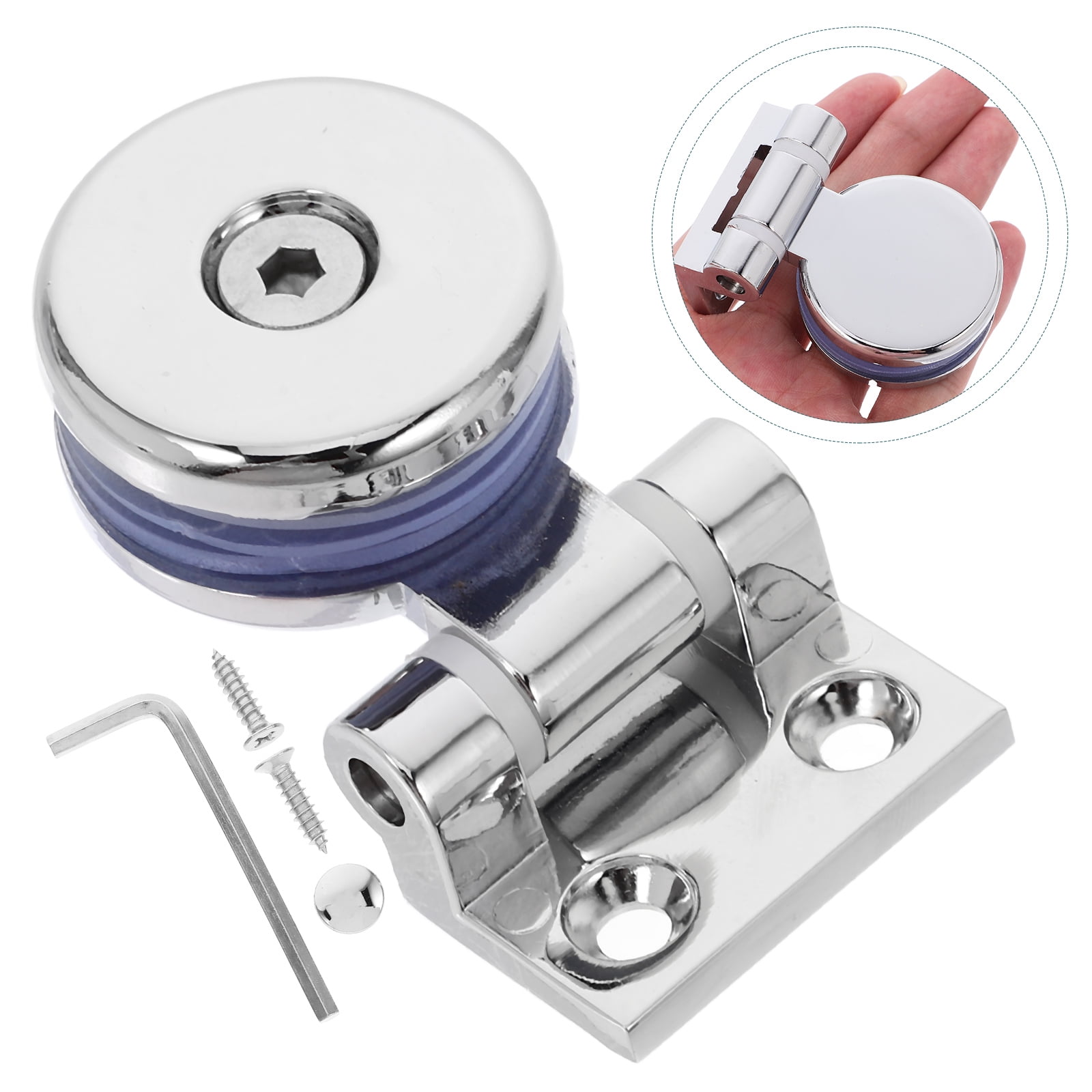 Heavy Duty 180 Degree Single Side Frameless Glass Door Hinge ...