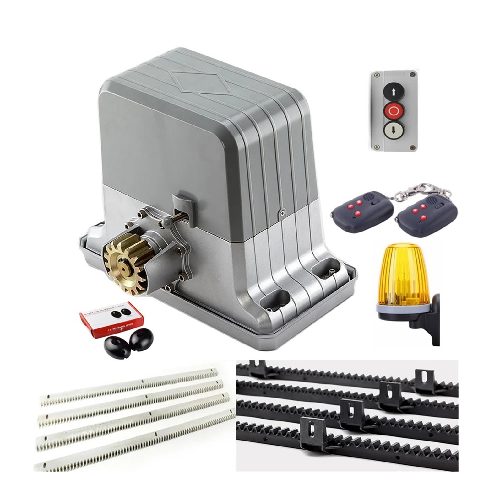 Heavy Duty 1800kgs Sliding Gate Motor Operator With 4m 5m 6m Gear Racks ...