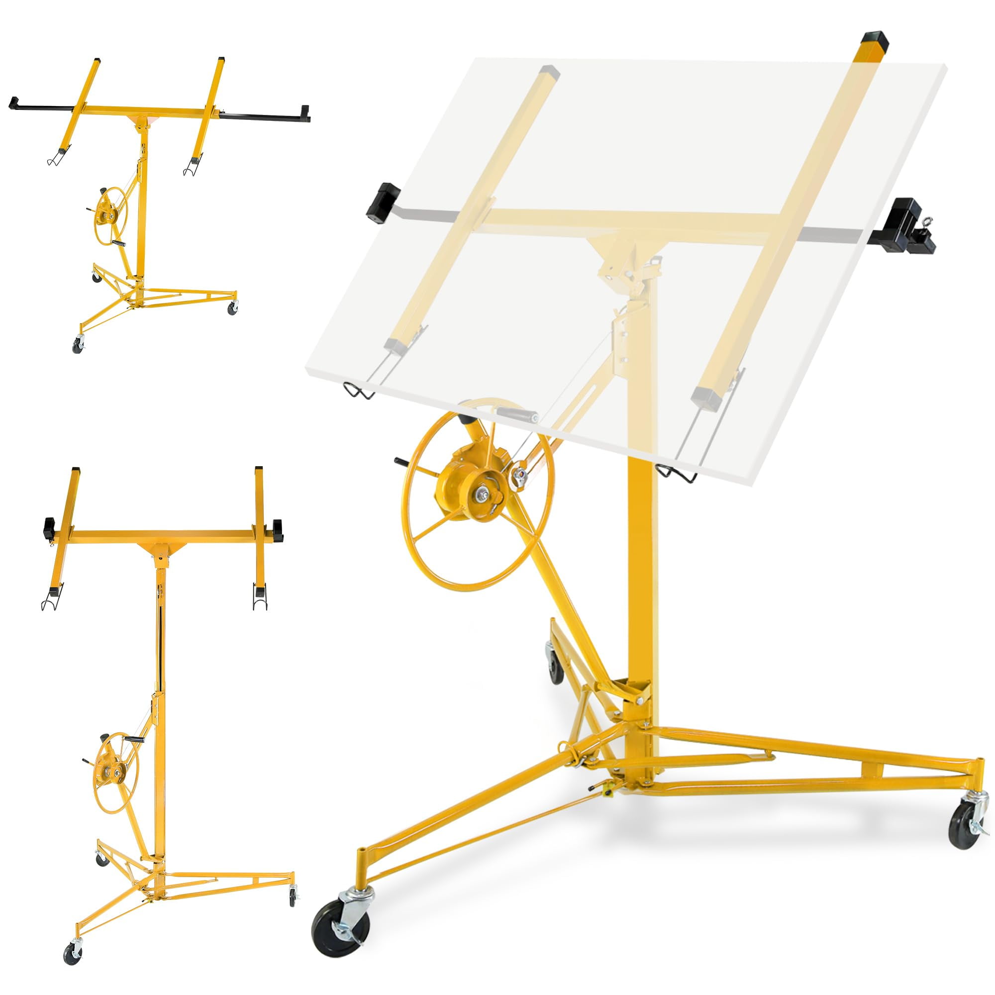 Heavy Duty 18FT Drywall Lift – 150 lb Capacity Sheetrock Panel Hoist ...
