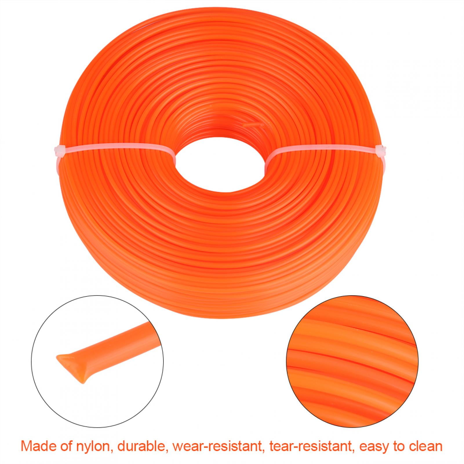 Heavy,Duty 2.4mm Nylon Trimmer Wire, Easy Install, Wear,, Fits Most ...