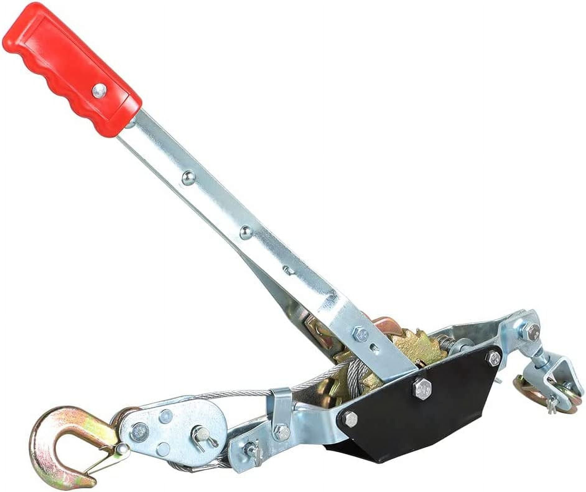 Heavy Duty 2 Ton Power Dual Gear Ratchet Puller System Come-Along Tool ...