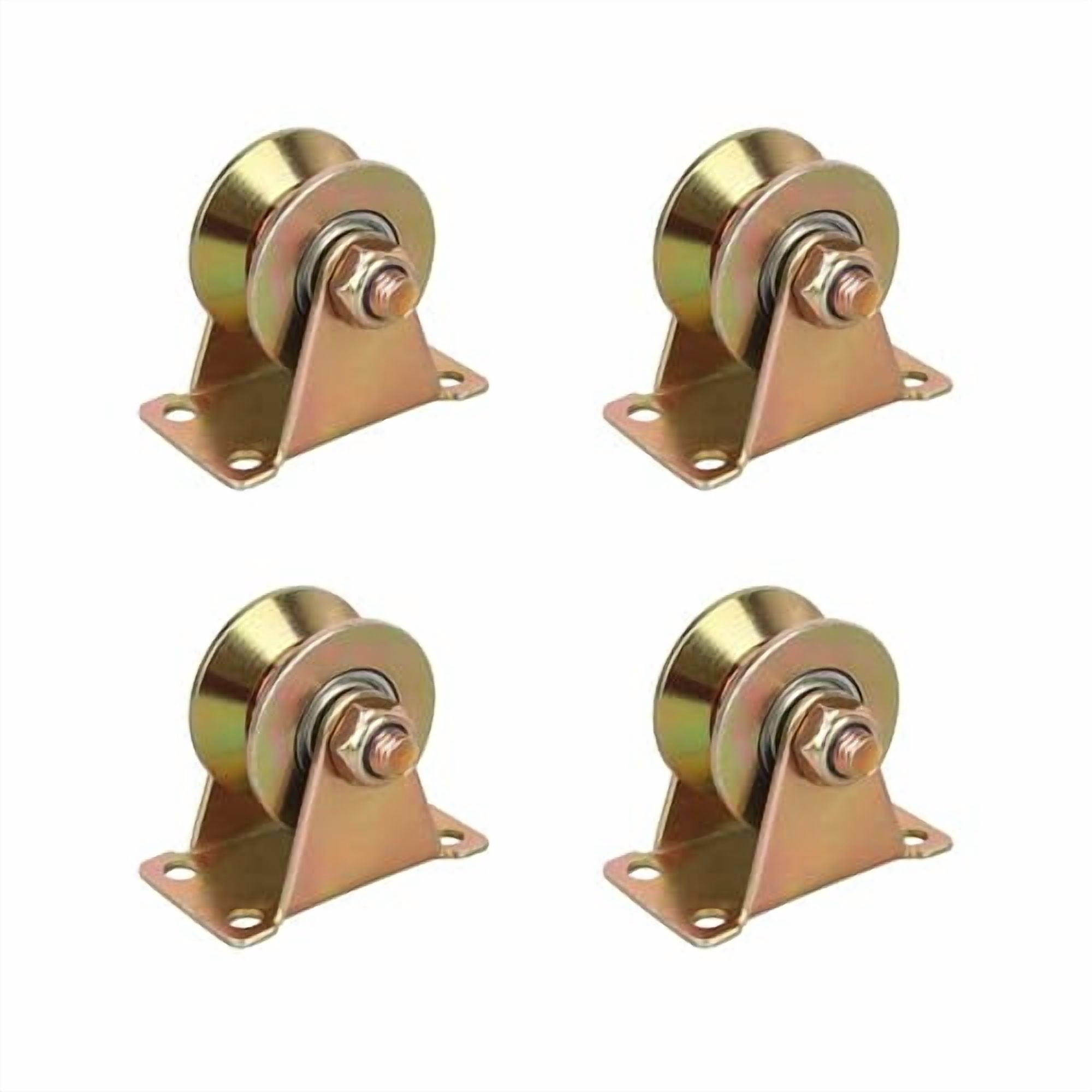 Heavy Duty 2 in V-Groove Caster Wheels for Industrial Machines，2-Inch ...