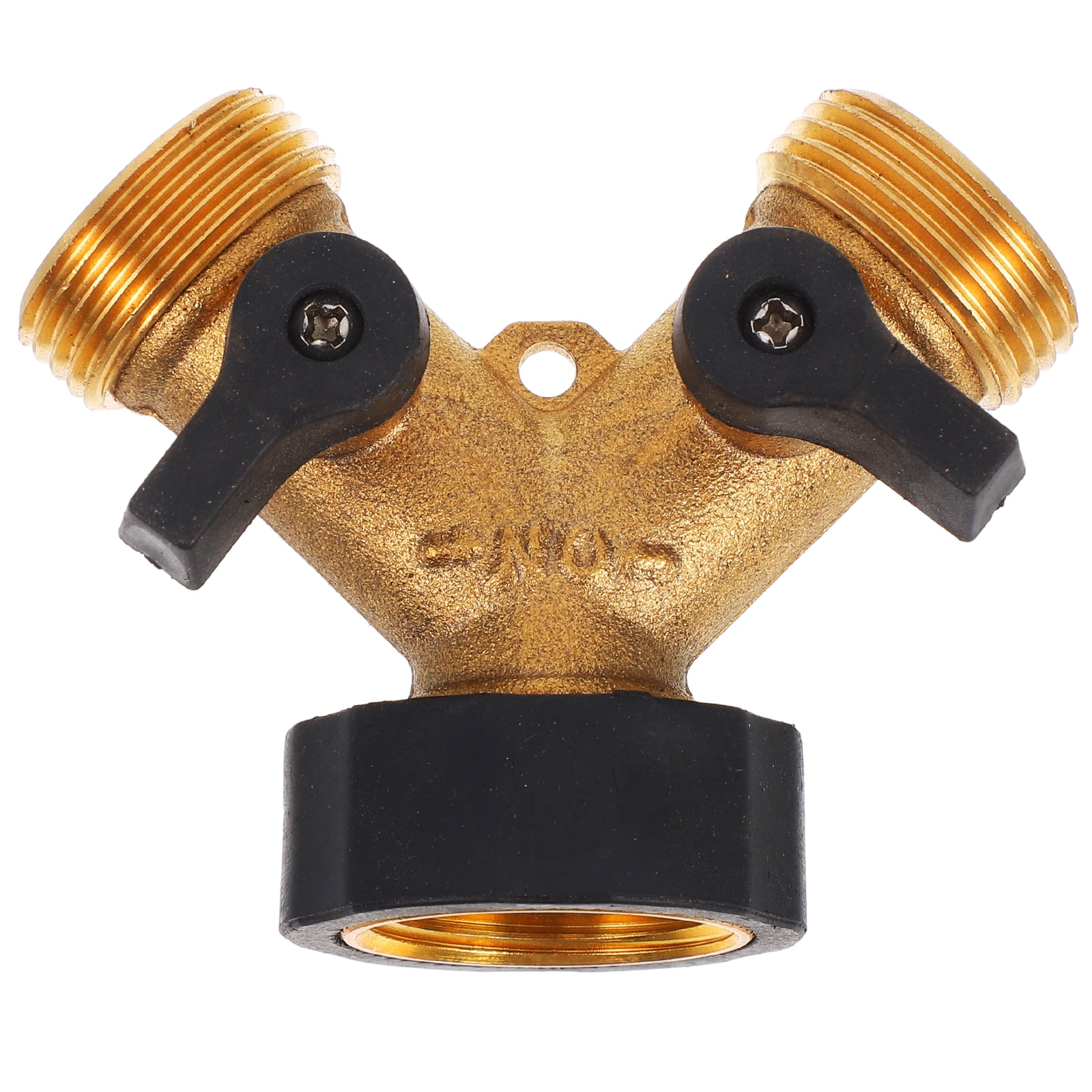 Brass Hose Splitter for Washing Machine Dual 6mm Interfaces Multi Connection Faucet Water Hose ...