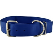 Hamilton 1" Double Thick Nylon Deluxe Dog Collar, 22" long, Blue ...