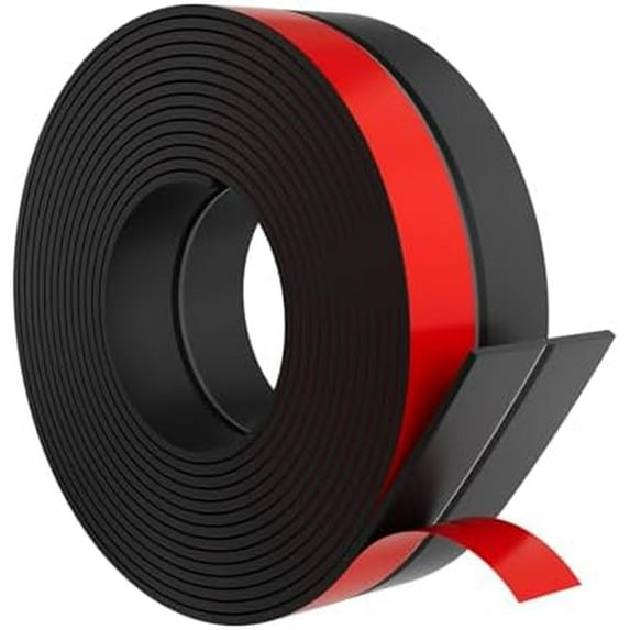 Heavy-Duty 20 ft x 1 in Weather Stripping, Door Draft Stopper Silicone ...