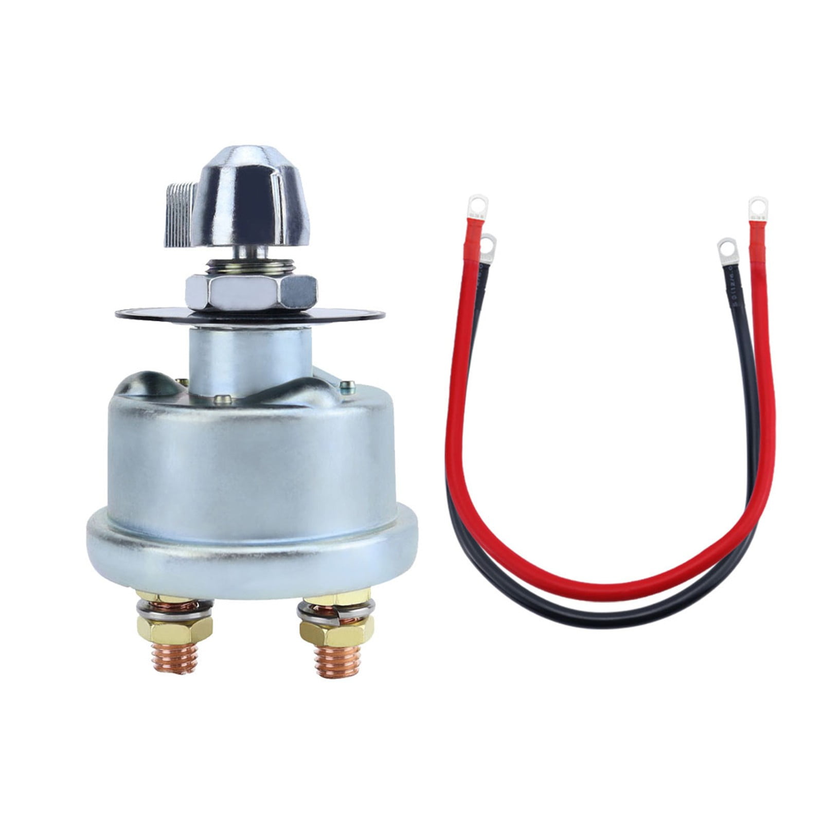 Heavy Duty 200A Battery Disconnect Switch for 12 48VDC with 4 AWG 1FT ...