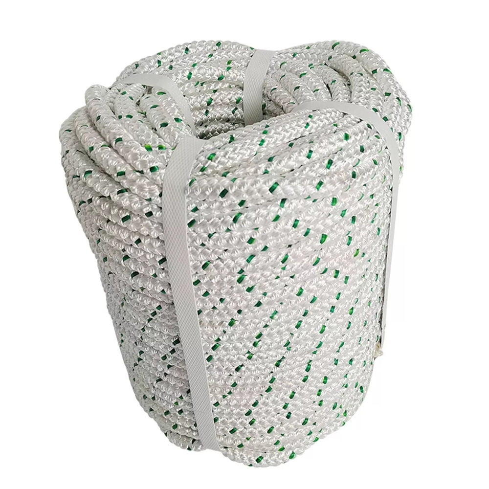Heavy Duty 200FT Braid Polyester Arborist Bull Tree Rope, High Strength ...