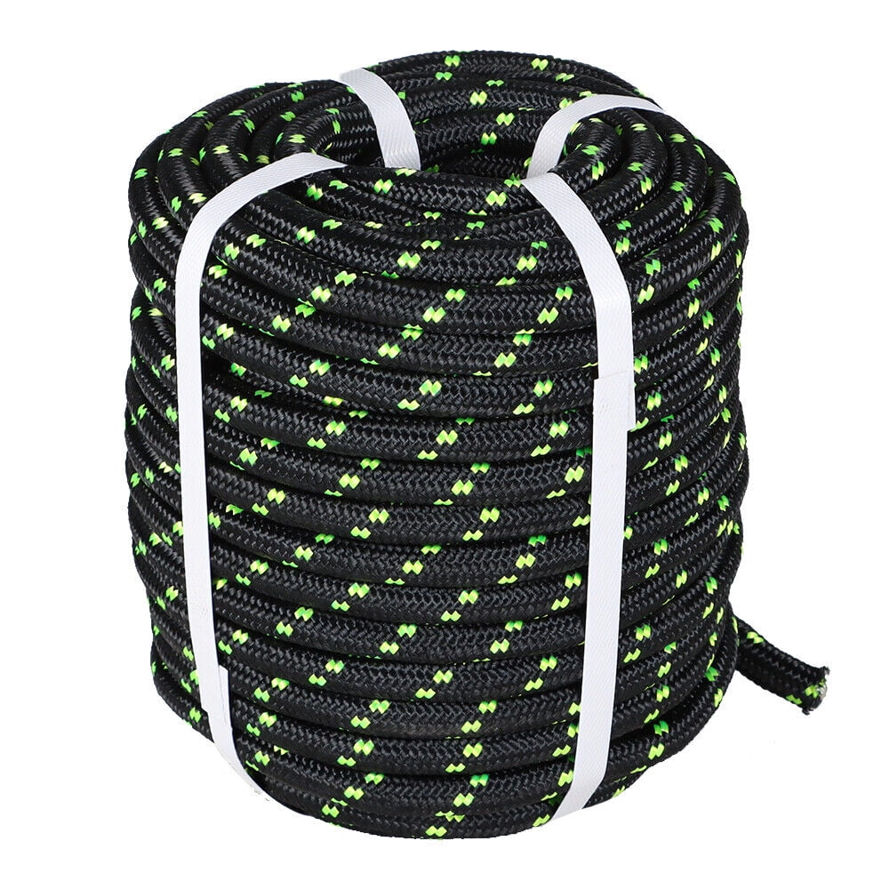 Heavy Duty 200FT Braid Polyester Arborist Bull Tree Rope, High Strength ...