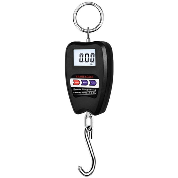 Heavy Duty 200kg Capacity Portable Digital Hanging Scale With LCD ...