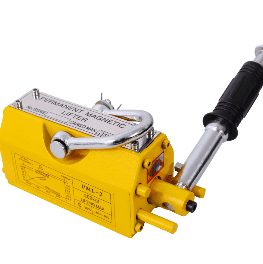 Heavy Duty 200kg Lifting Magnet with Release, 2.5X Safety, for Hoists ...
