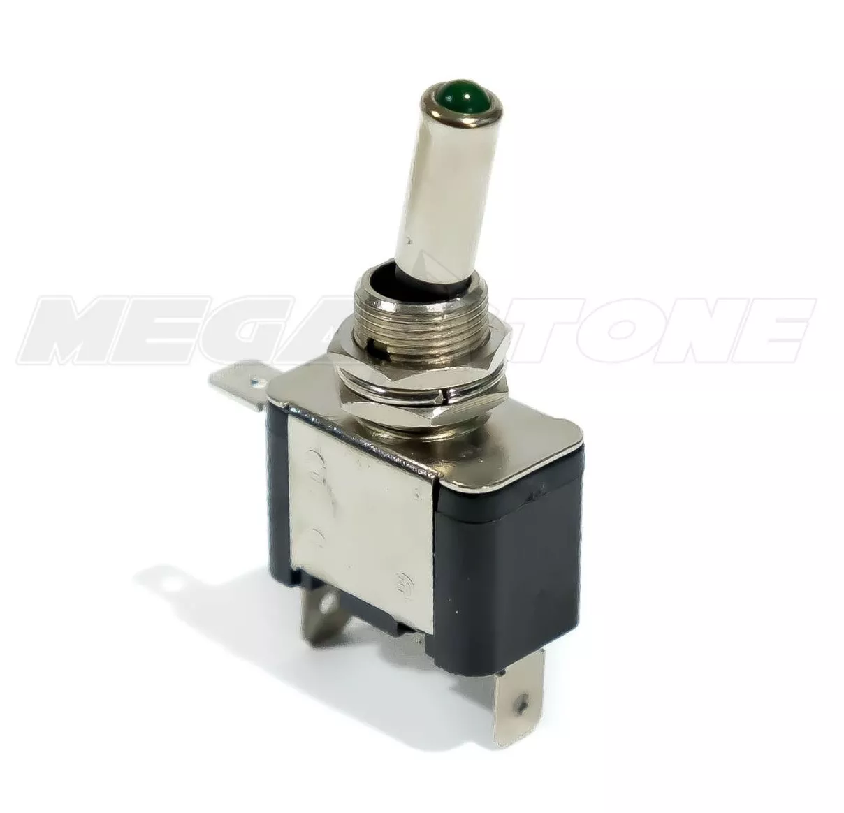Heavy Duty 20A Toggle Switch SPST On-Off w/GREEN LED - Car/Truck/Boat ...