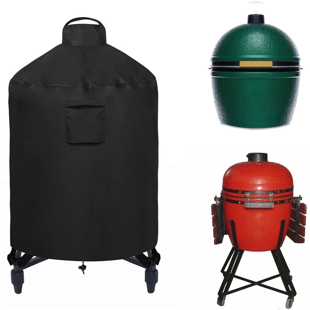 Heavy Duty 210D Waterproof Large Grill Cover, Outdoor Ceramic Smoker ...