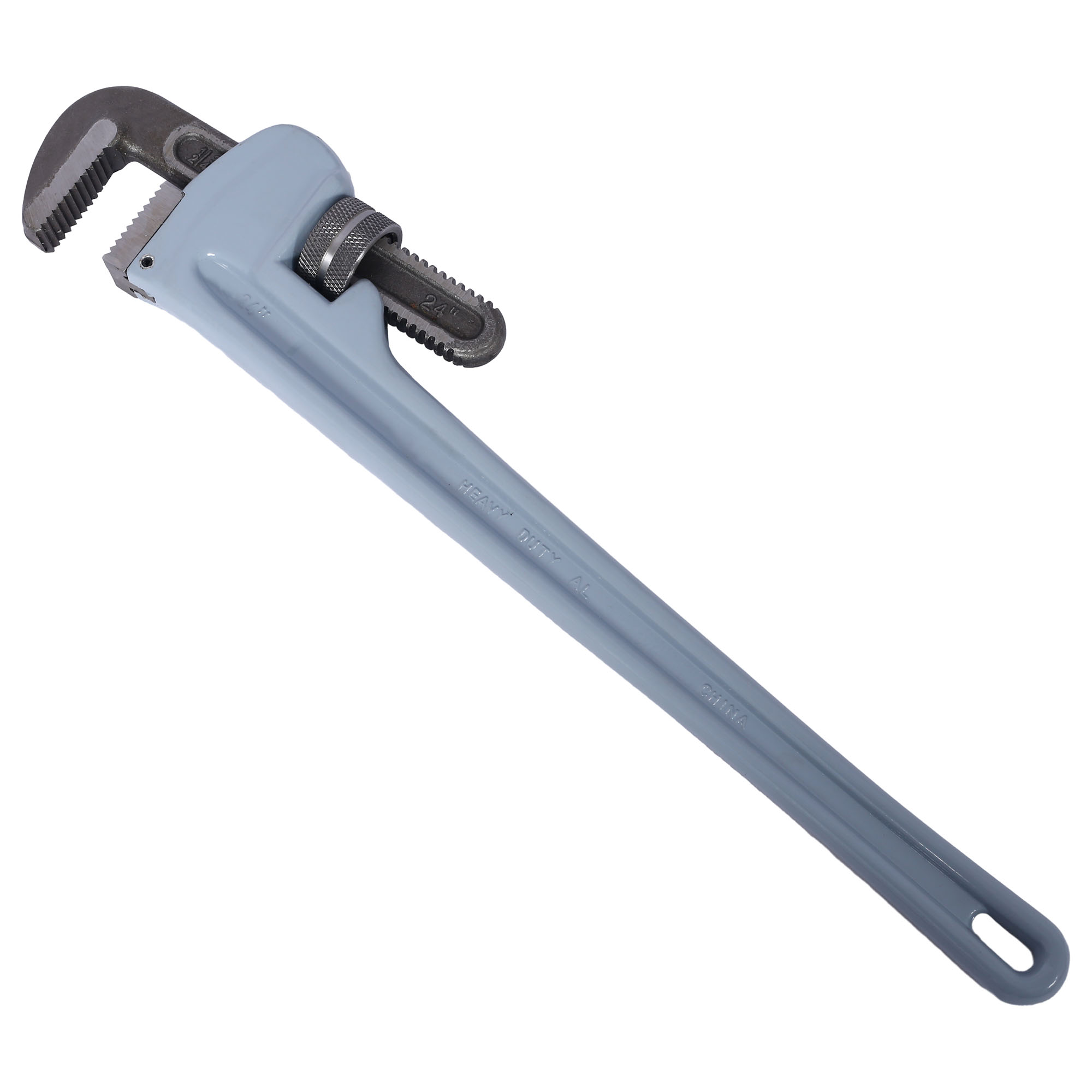 Heavy Duty 24-Inch Aluminum Pipe Wrench Straight Design for Plumbing ...