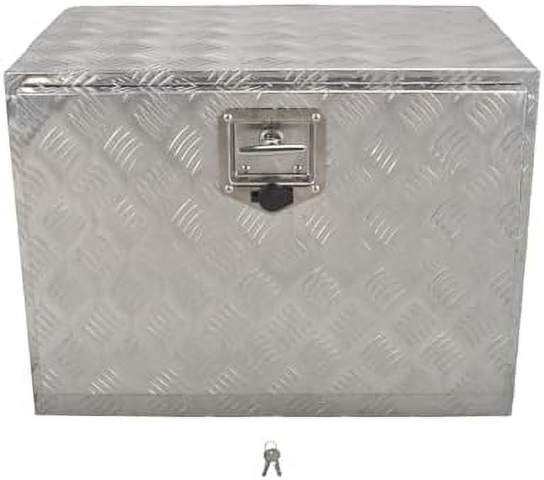 Heavy Duty 24'' Inch Aluminum Underbody Truck Box with T-Handle Latch,17 x 18 x 24 Inch Underbed ...