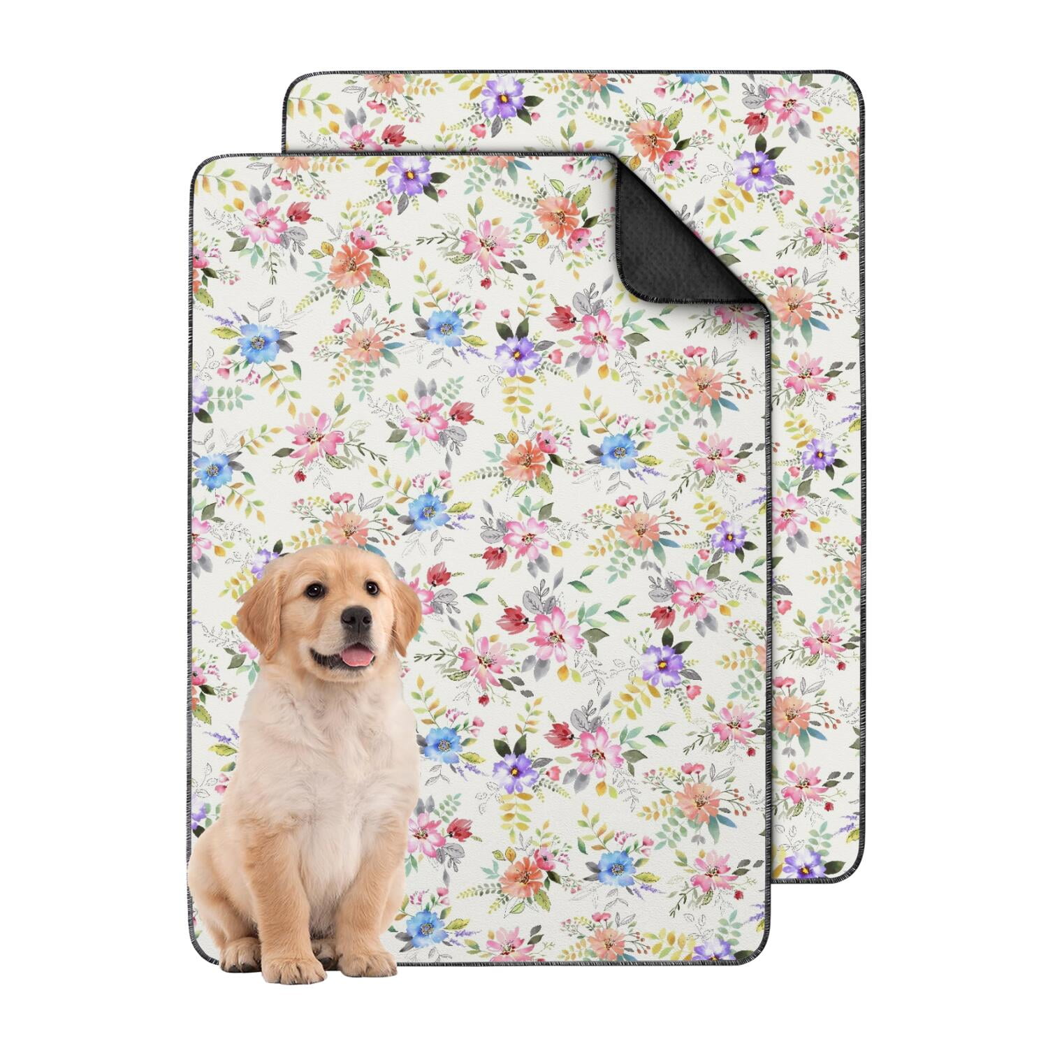 Heavy-Duty 24x35 Inch Washable Puppy Pads, Reusable Absorbent Training ...
