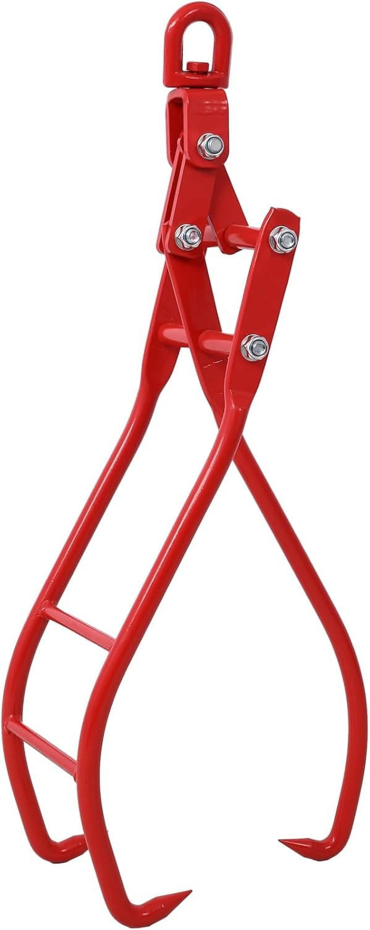Heavy-Duty 28-Inch Log Grapple with 3-Claw Design – High Capacity 3000 ...