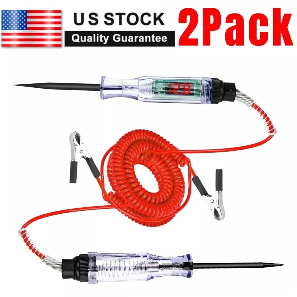 6-24V Digital Electric Voltage Circuit Tester Automotive Test Light Car ...