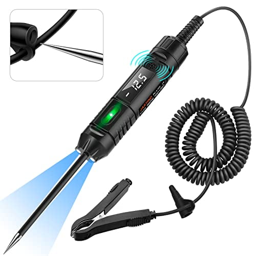 Heavy Duty 3-72V Digital LED Automotive Test Light, Circuit Tester with ...