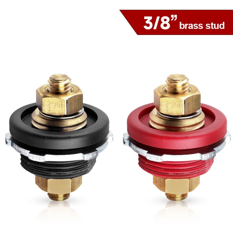 Heavy Duty 3/8" Stud Remote Battery Power Junction Connector Post ...