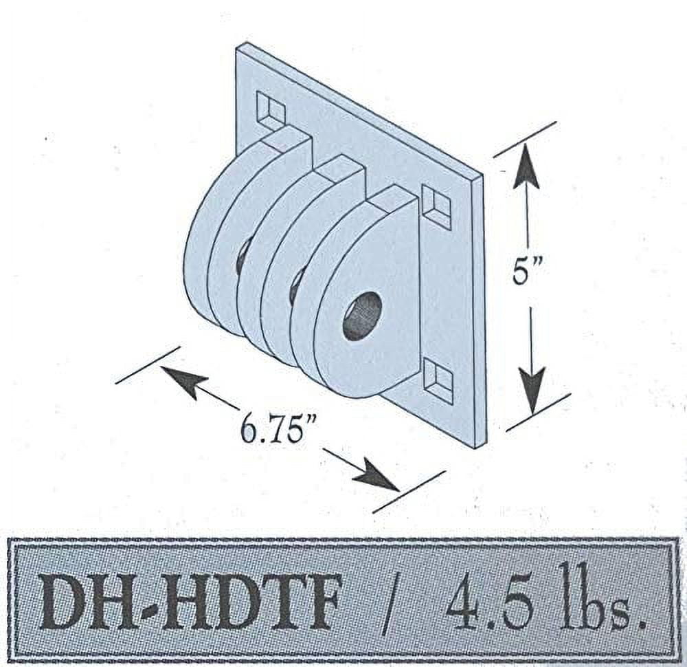 Heavy Duty 3 Ear Female Floating Dock Connector Hinge DH HDTF - Walmart.com