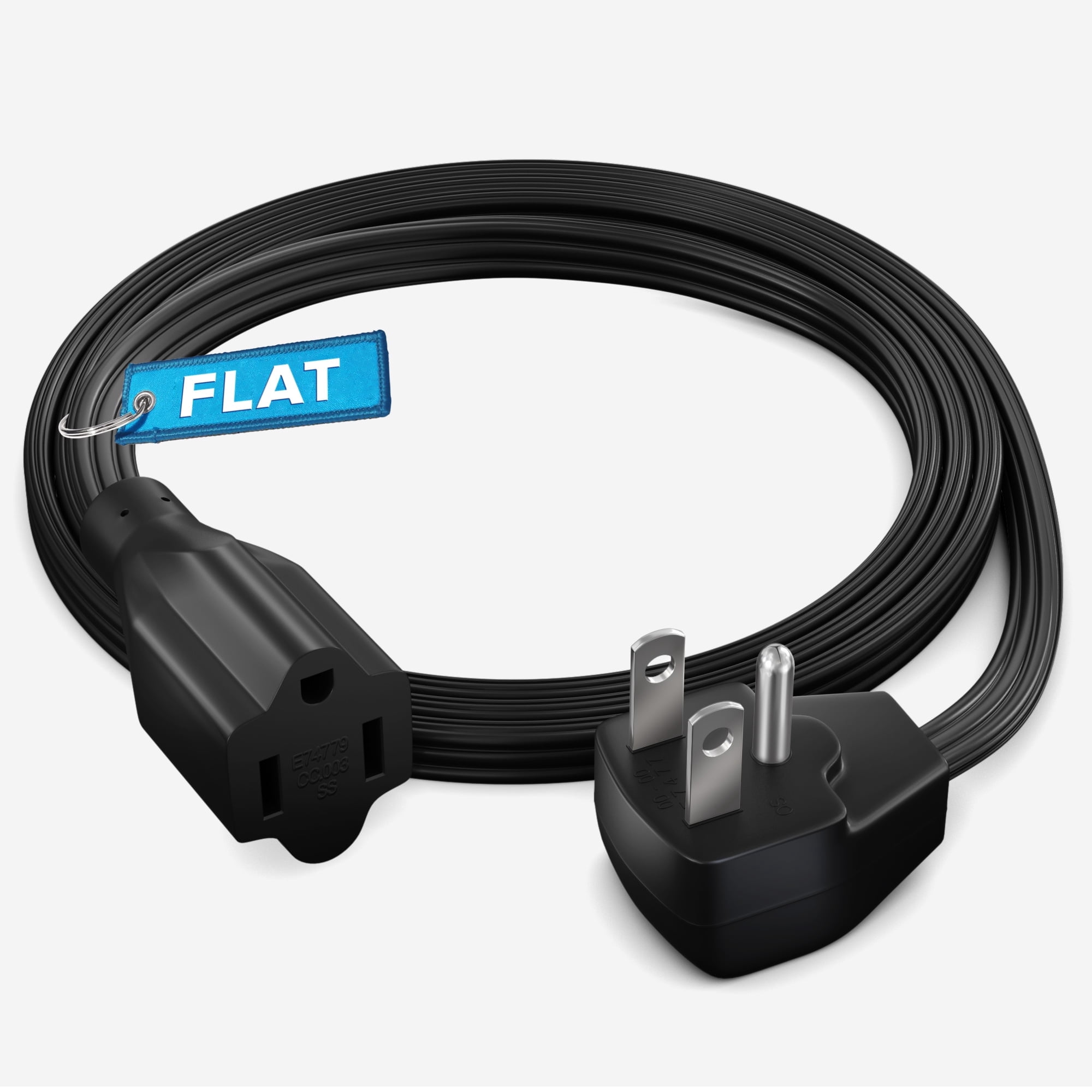 Maximm Heavy Duty 3 Ft Air Conditioner Extension Cord, 14 Gauge, 125V ...