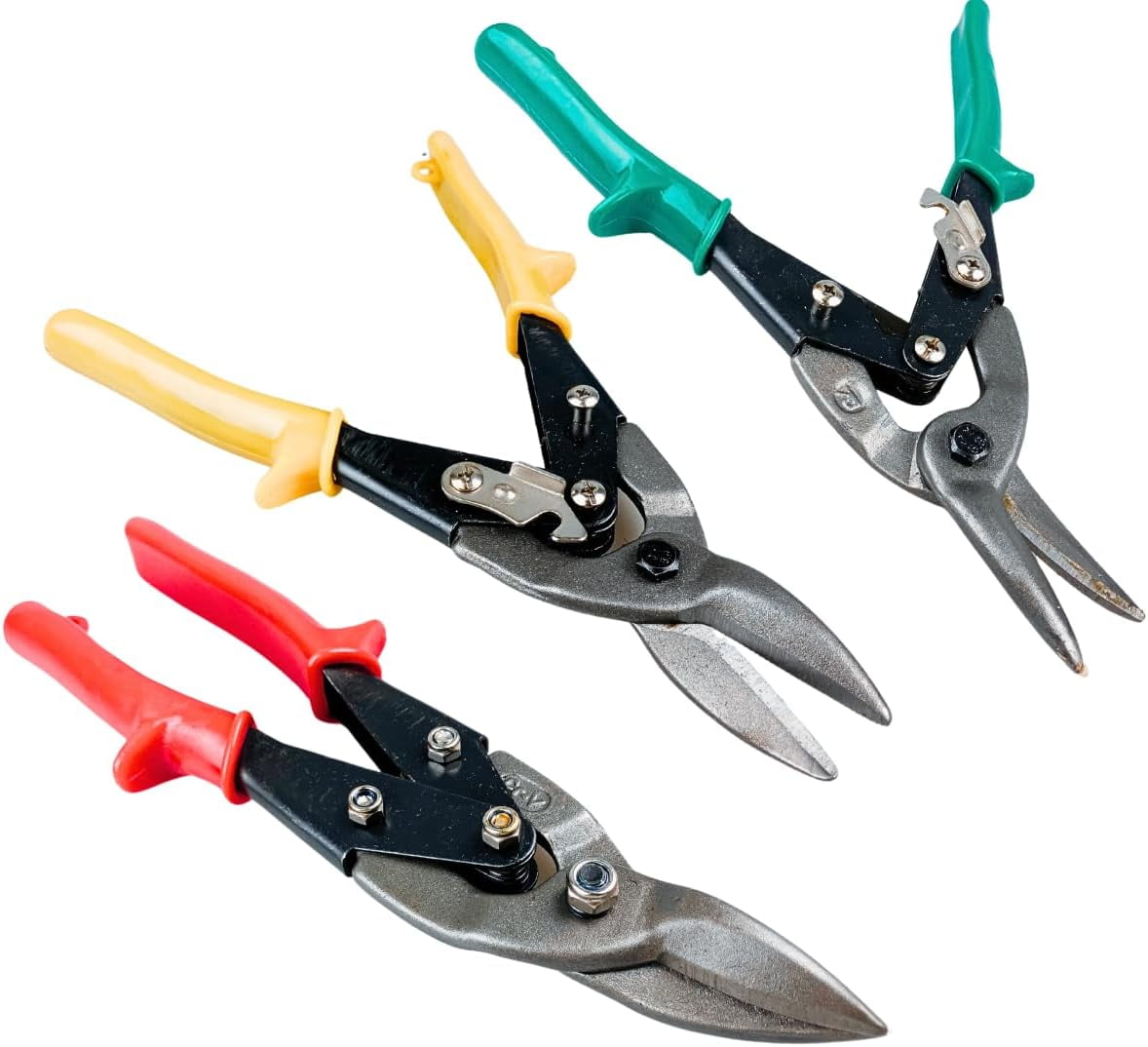 Heavy Duty 3-Piece Aviation Tin Snip Set | Straight, Left, and Right ...