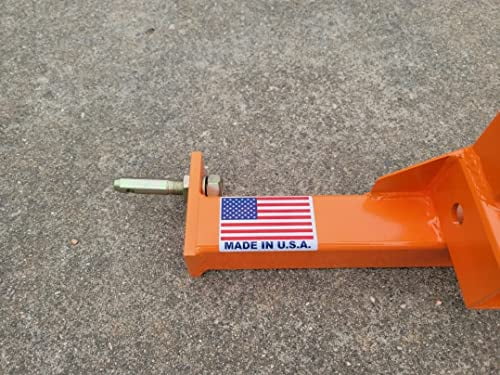 Heavy Duty 3 Point Category 0 Drawbar Receiver Hitch Tow Bar - Powder ...