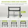 Heavy-Duty 3-Tier Over Sink Dish Rack, Adjustable Metal Organizer for ...