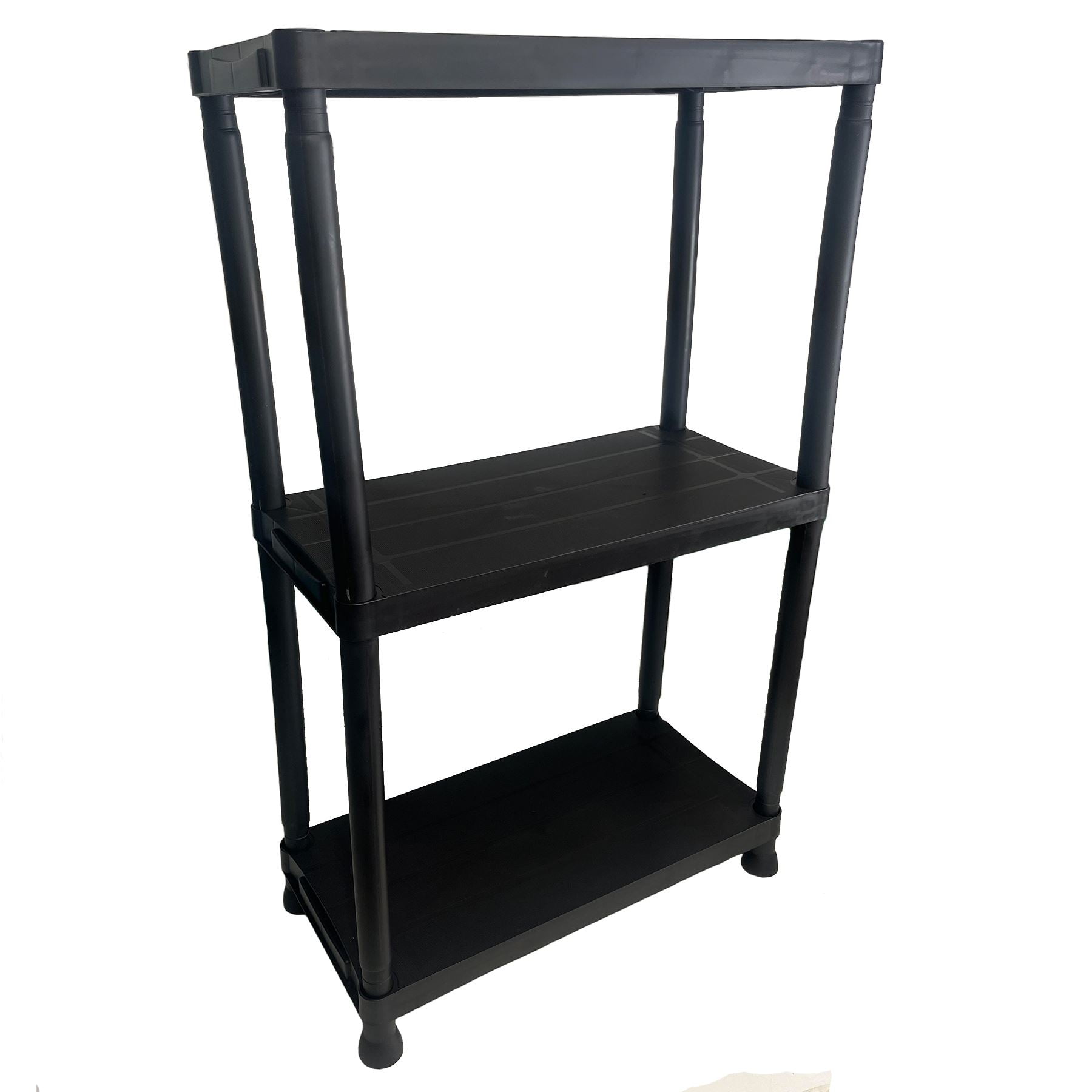 Heavy Duty 3 Tier Plastic Shelving Shelf Unit Home Office Storage 91 x ...