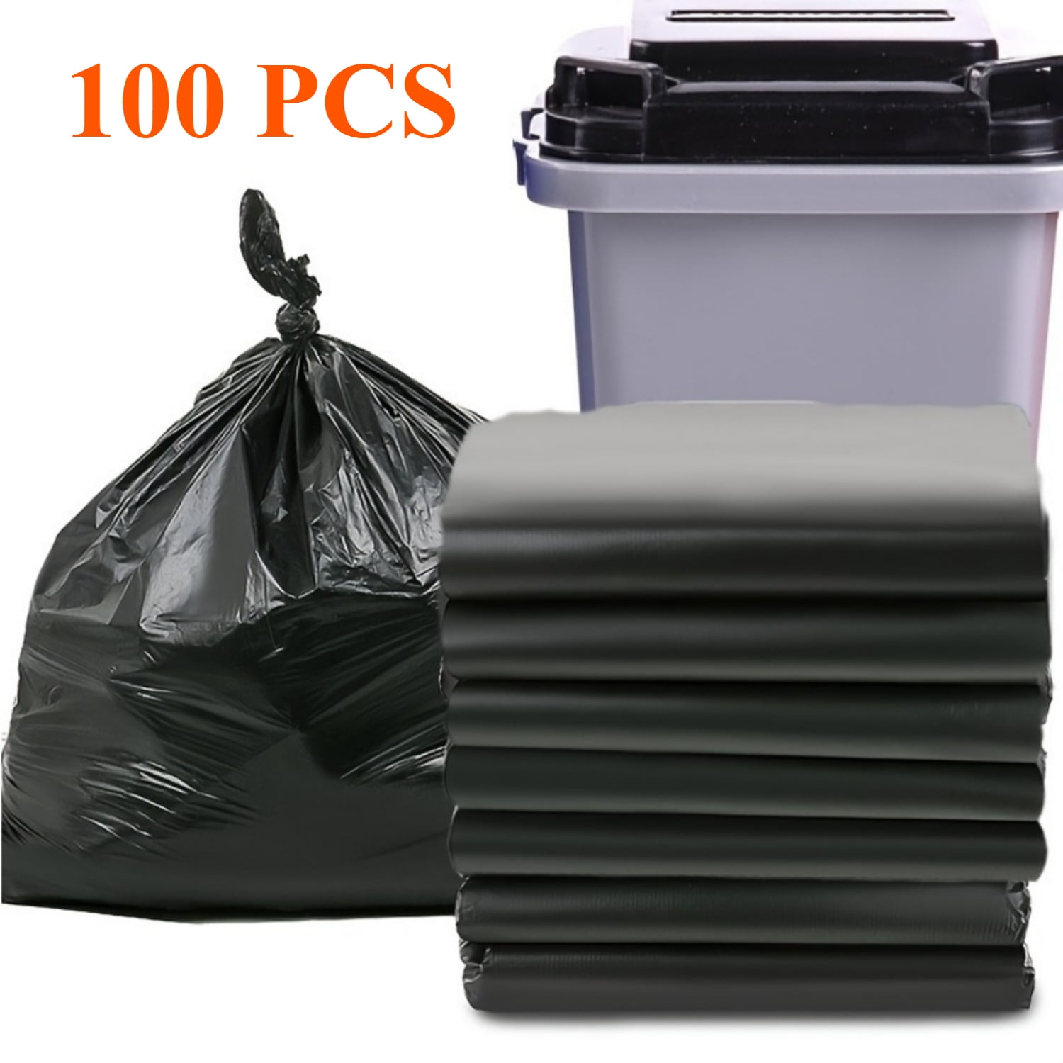 Heavy Duty 30 Gallon Trash Bags (100 Count) - 31 x 35 Large Plastic ...