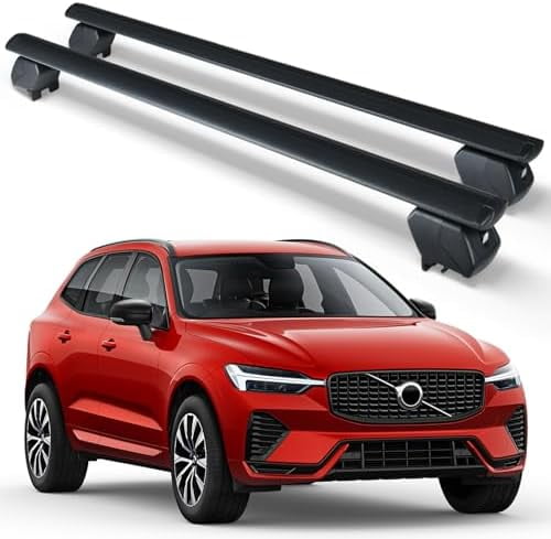 Heavy Duty 300 LBS Roof Rack Cross Bars Compatible with 2018-2025 Volvo ...