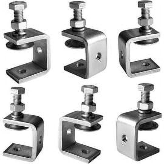 Heavy Duty 304 Stainless Steel C-Clamps, Wide Jaw Opening Tiger Clamps ...
