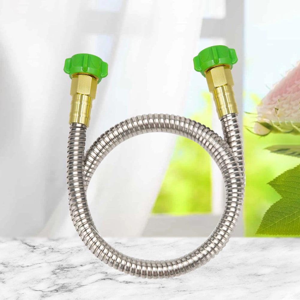 Heavy Duty 304 Stainless Steel Metal Hose Connector Washing Machine ...