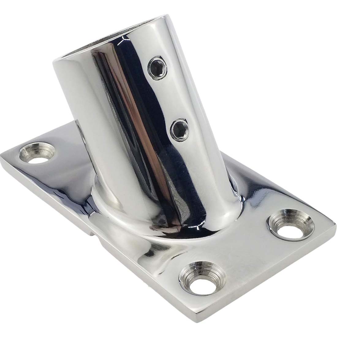Heavy Duty 316 Stainless Steel Boat Hand Rail Fitting Rectangular Base ...