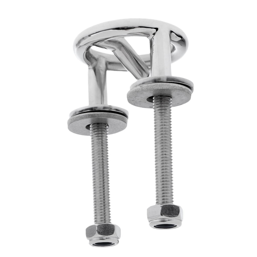 Heavy Duty 316 Stainless Steel Marine Boat Water Tow Eye Hook Bracket ...