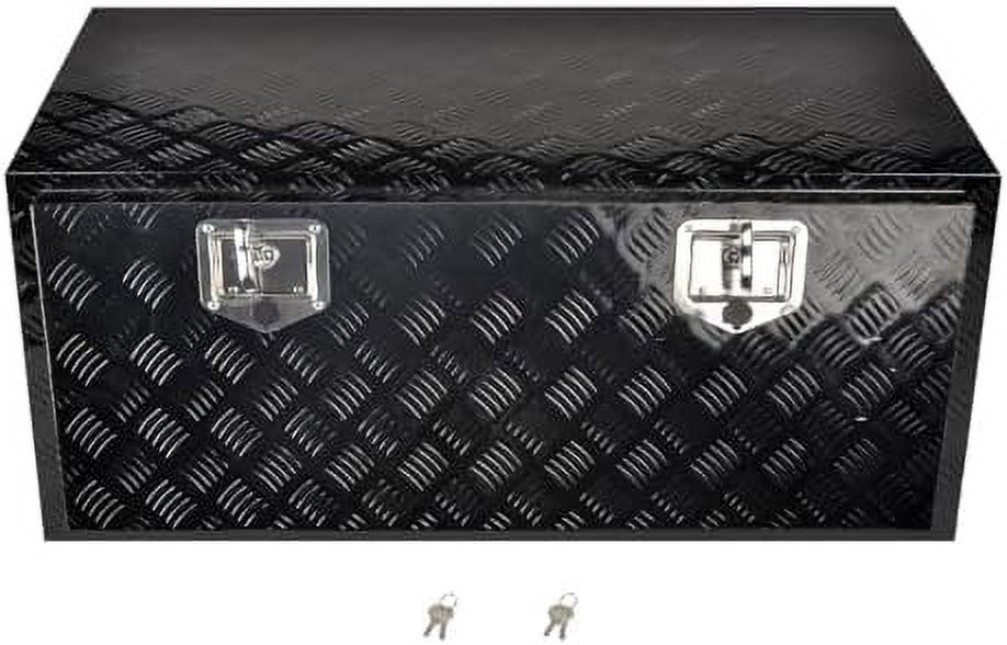 Heavy Duty 36'' Inch Aluminum Underbody Truck Box with T-Handle Latch,17 x 18 x 36 Inch Underbed ...