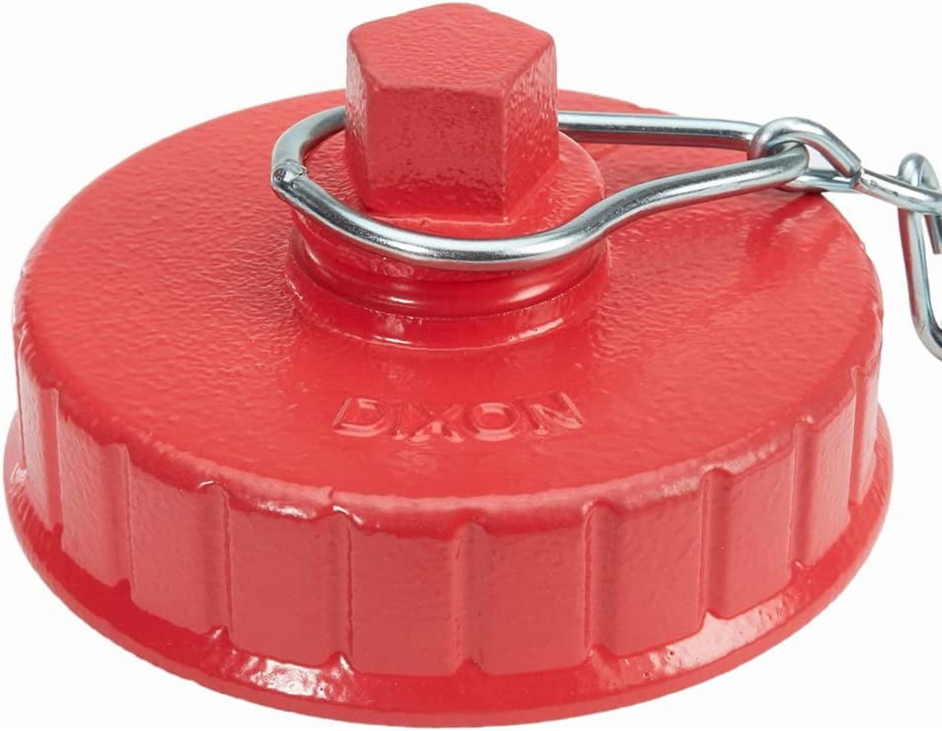 Heavy Duty 4 1/2" Replacement Iron Fire Hydrant Cap with NH/NST Threads ...