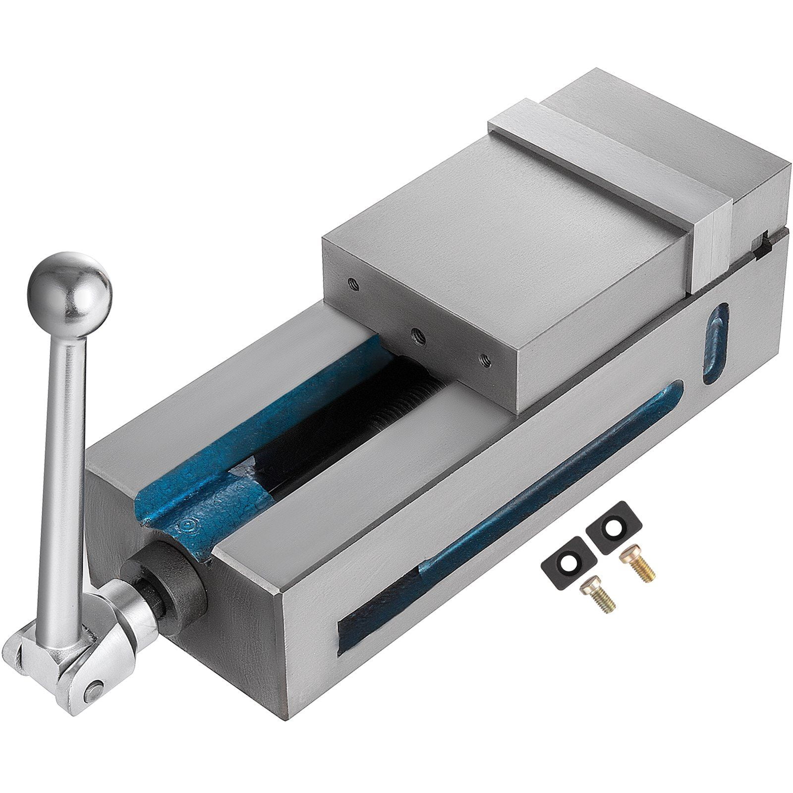 Heavy-Duty 4" Bench Vise, 100mm Cast Iron Clamp with 19KN Max Force for ...