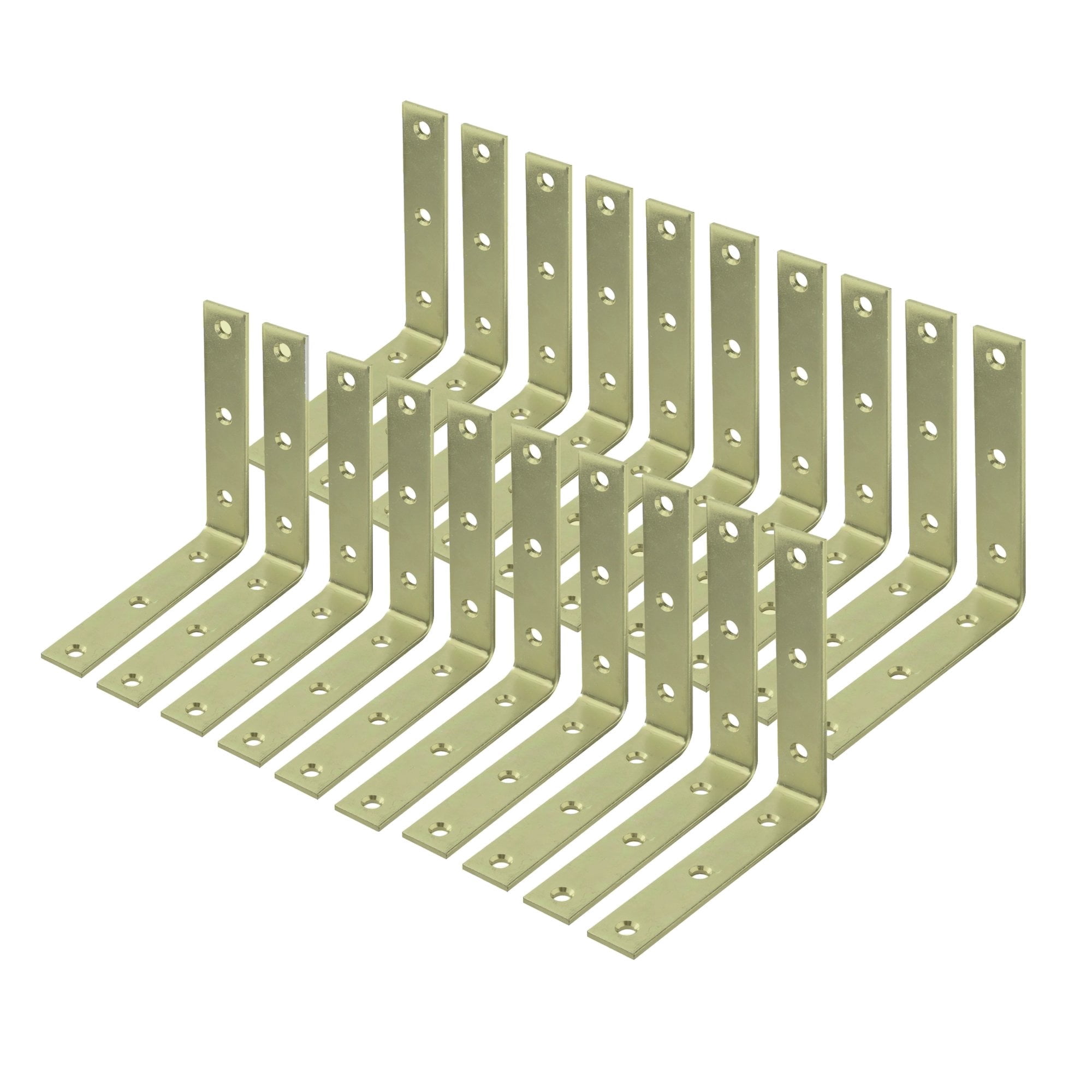 Heavy Duty 4" Corner Brace Angle Repair Bracket with Screws 20 Pack ...