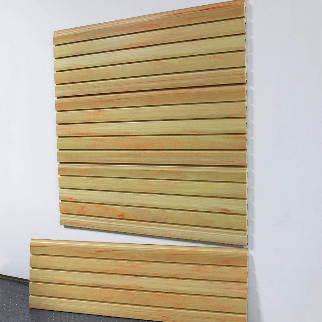 Heavy Duty 4' ft. Slatwall Panels (Set of 4 Panels, Covers 20 sq. ft ...