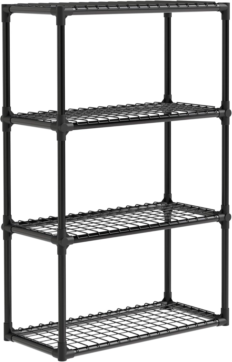 Heavy Duty 4-Shelf Shelving Unit Standing Storage Shelf Units for ...