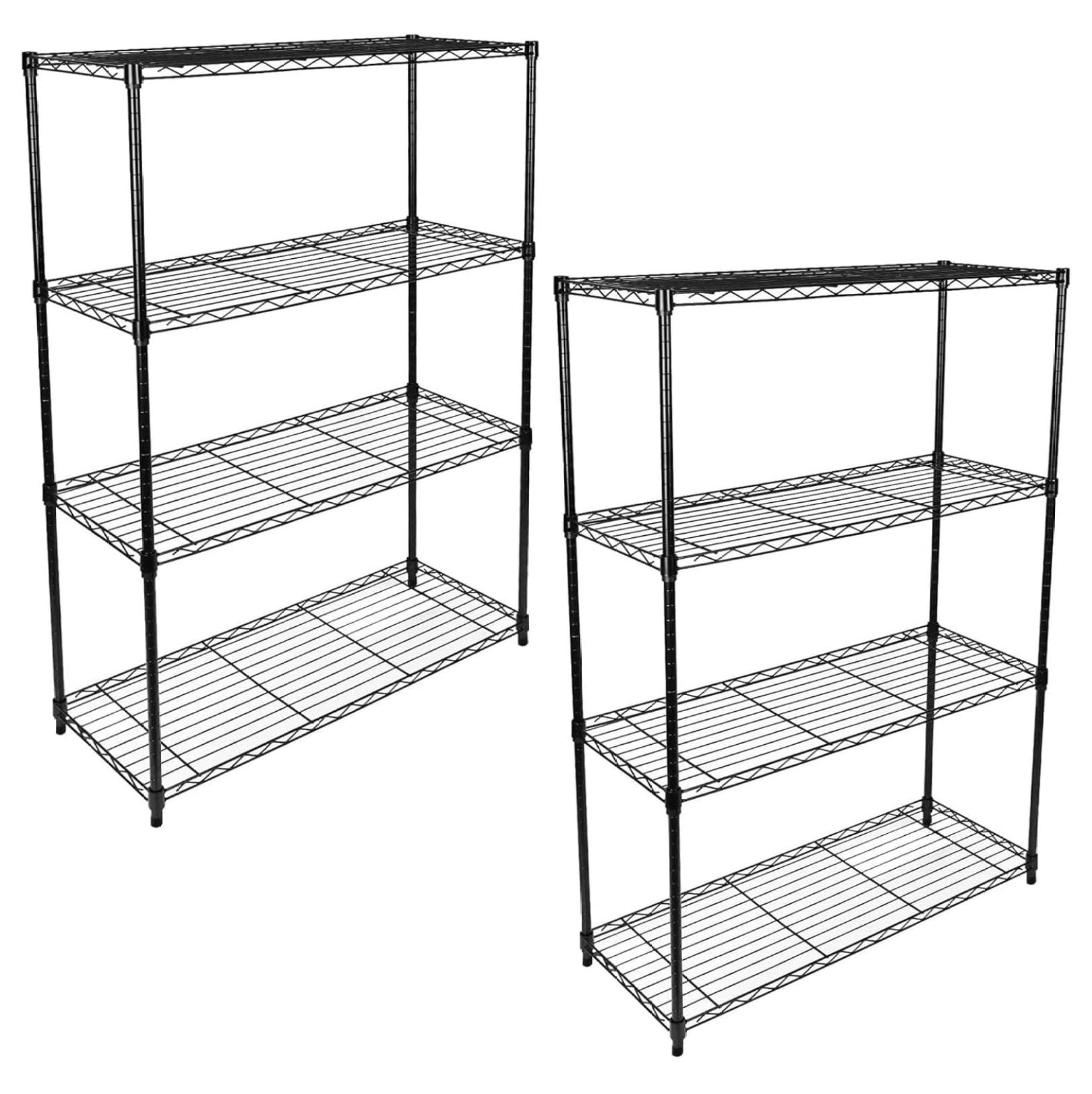 Heavy Duty 4-Shelf Storage Shelving Unit, 36" D x 14" W x 55.91" H ...