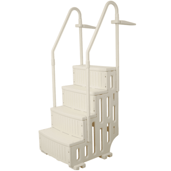 Heavy-Duty 4-Step Pool Ladder with Handrails 400lb Capacity - Walmart.com