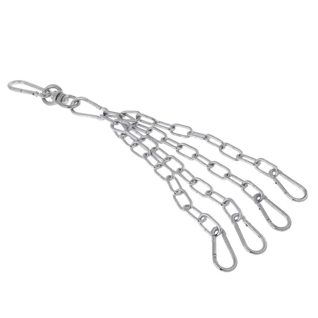 Heavy Duty 4 Strand Hanging Chains & Swivel MMA,Boxing Heavy Punch ...